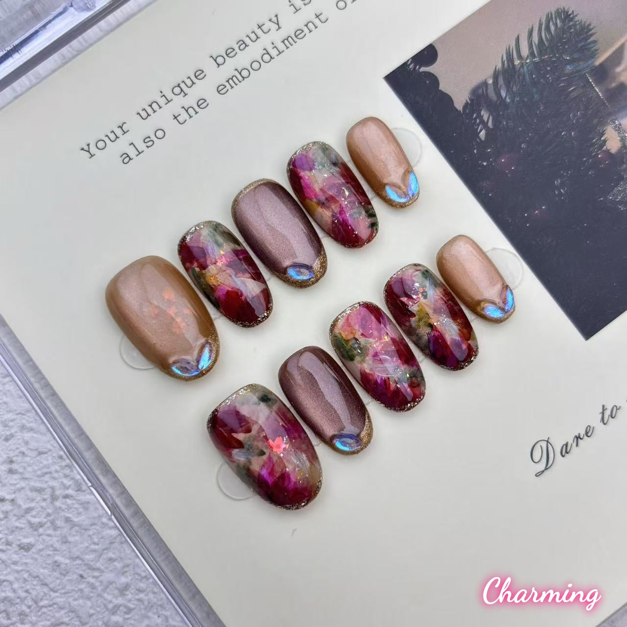 Floral Muse / Handmade Nails – Charming Store